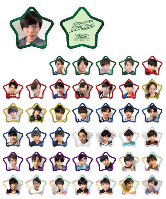 BATTLE BOYS 自撮り風アクリルキーホルダー DREAMS COME TRUE ver.｜BATTLE BOYS｜MAILIVIS(メイリビス)